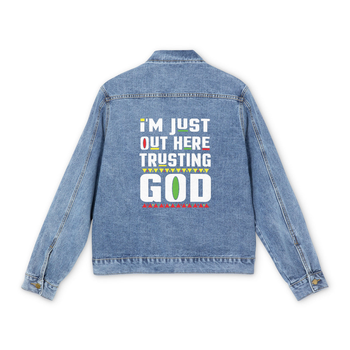 Trust GOD Men's Denim Jacket | Grace To Faith